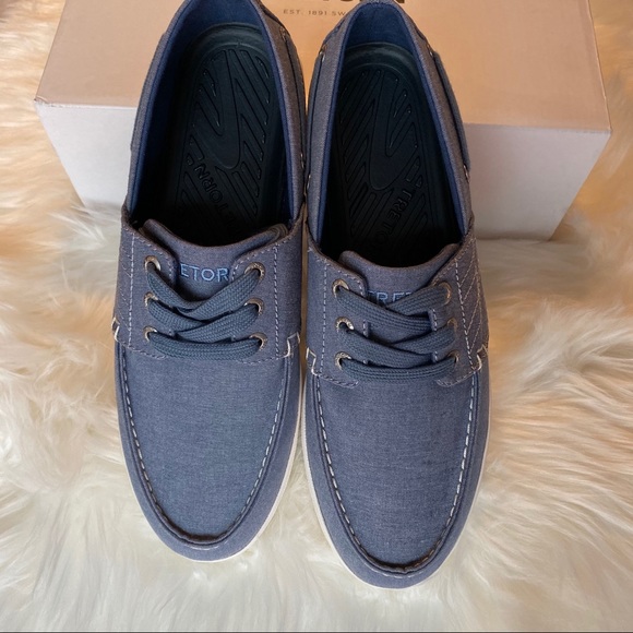 Tretorn | Shoes | New Tretorn Motto Boat Shoe Blue Denim | Poshmark